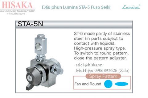 Súng phun Lumina STA-5 Fuso Seiki - Lumina STS-5X - Lumina STA-5X