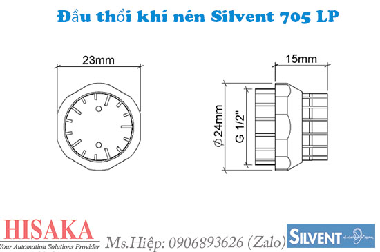 Đầu thổi khí nén Silvent 705 LP - Silvent 705LP - Silvent 705 L LP