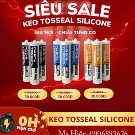 Keo silicone Tosseal 188 - Momentive - Đại lý silicone Tosseal 188